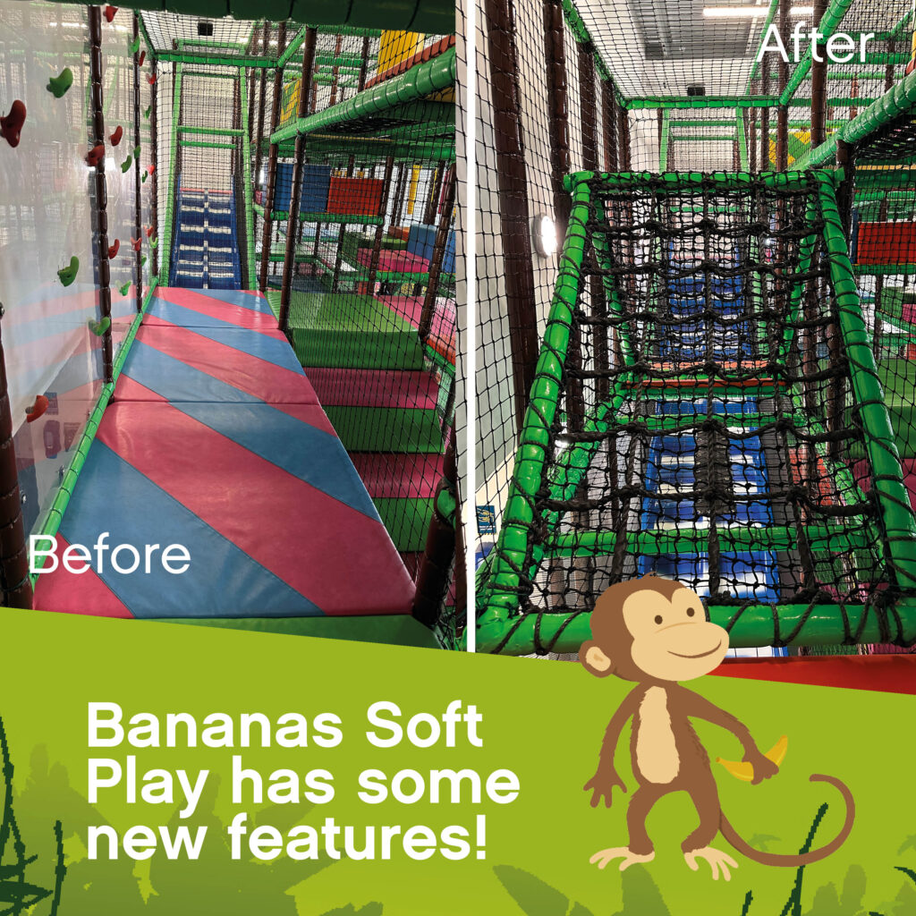 Bananas Soft Play has some exciting new features - South Norfolk Leisure